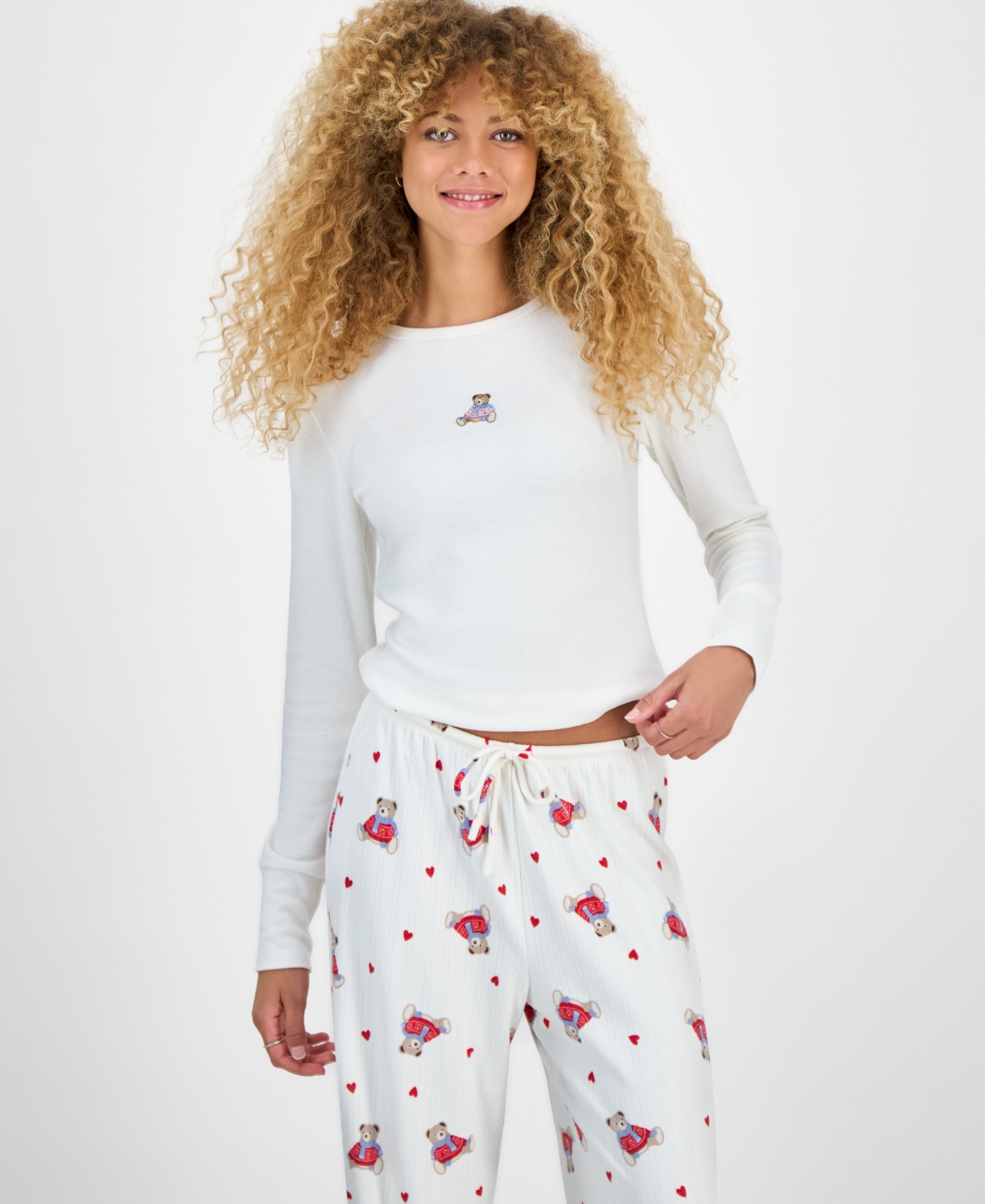 Click here for Hippie Rose Juniors Ribbed Long-Sleeve Embroidered... prices