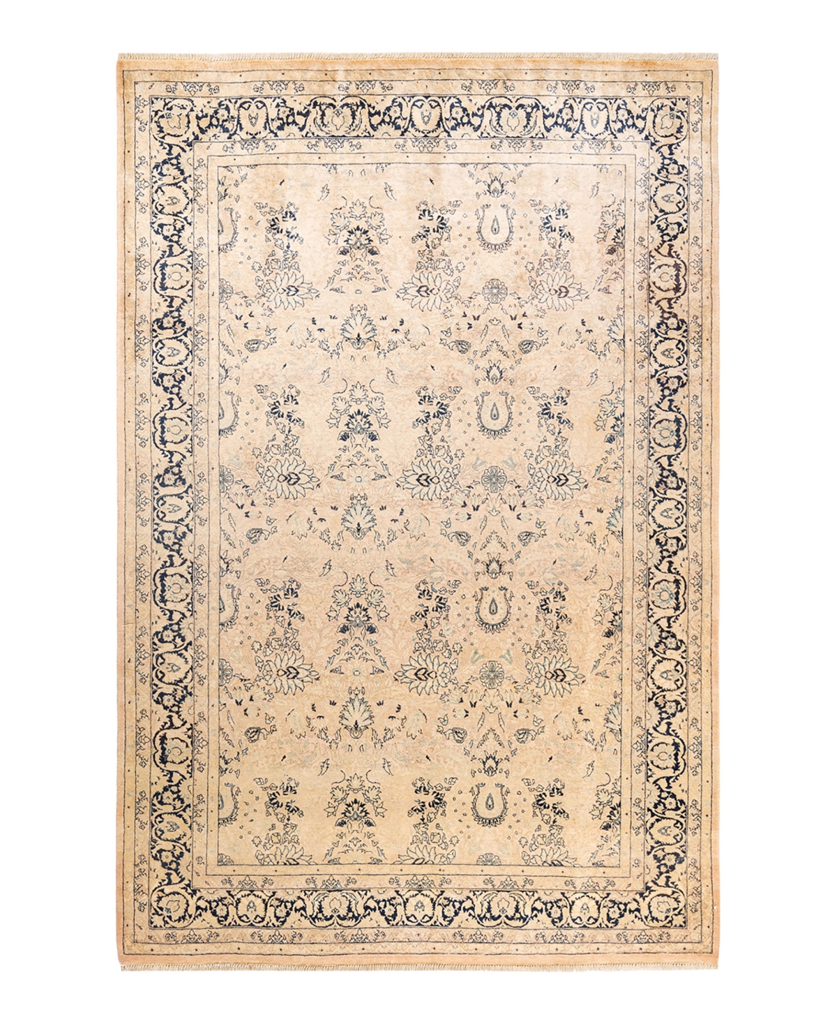 Adorn Hand Woven Rugs Mogul M1157 62x93 Area Rug - Beige