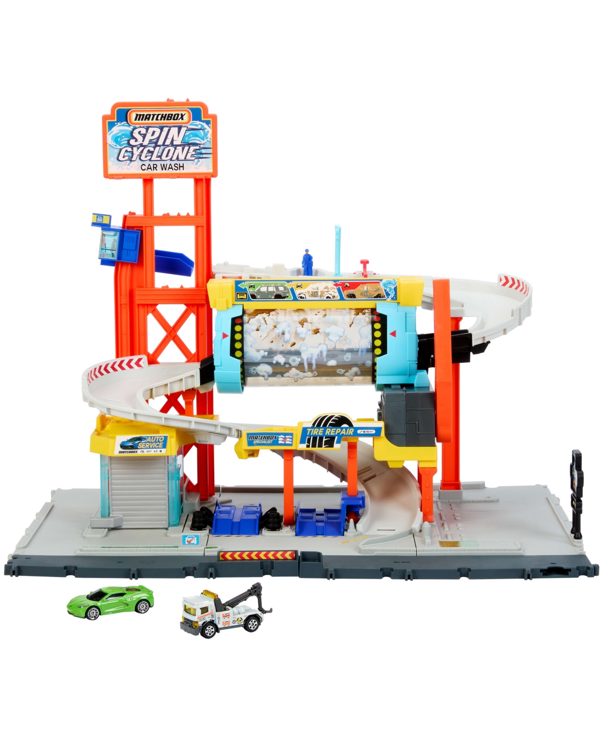 Click here for Matchbox Spin Cyclone Car Wash Playset - Multicolo... prices