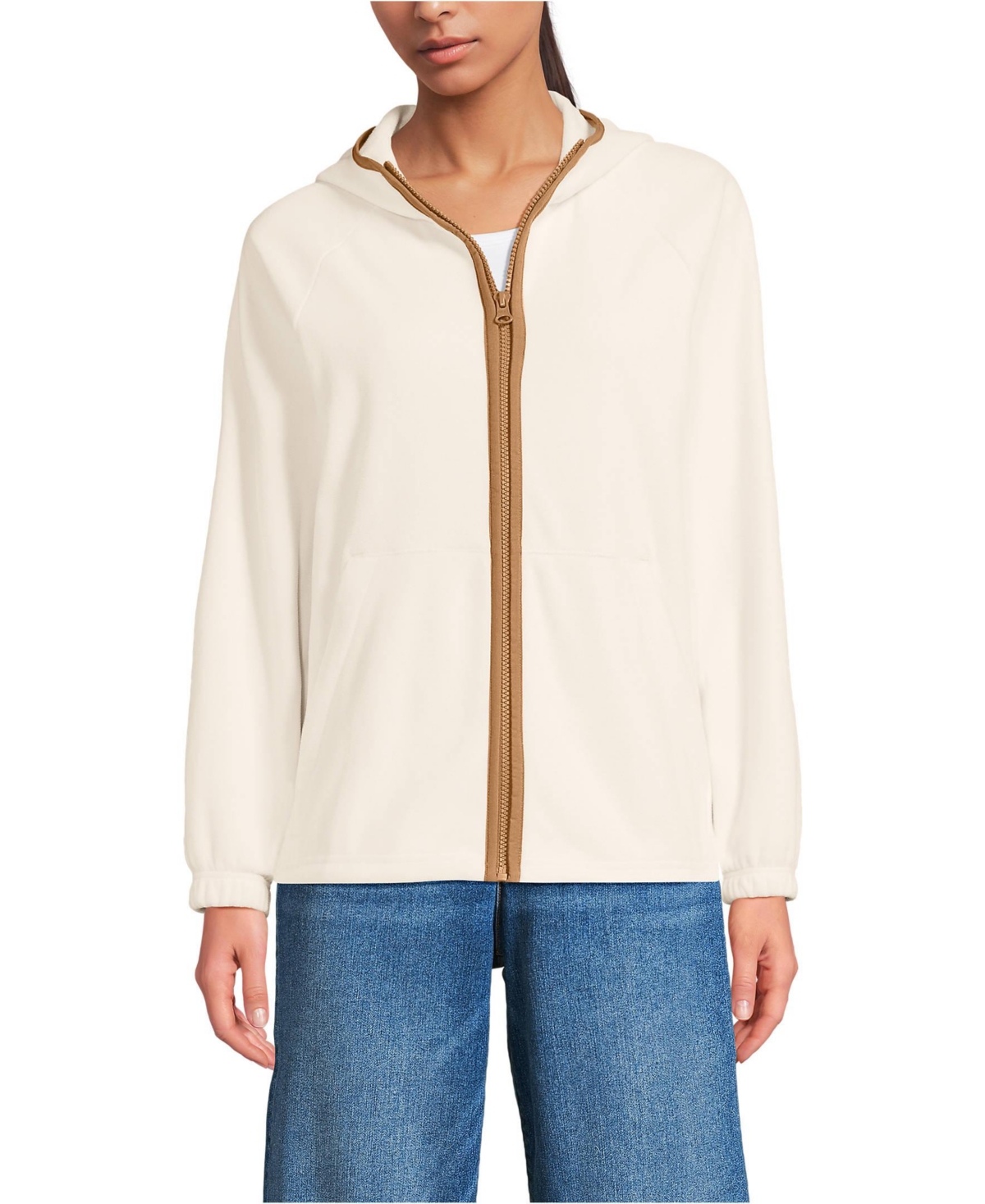 Click here for Lands End Womens Anyweather RainDefense Fleece Ful... prices