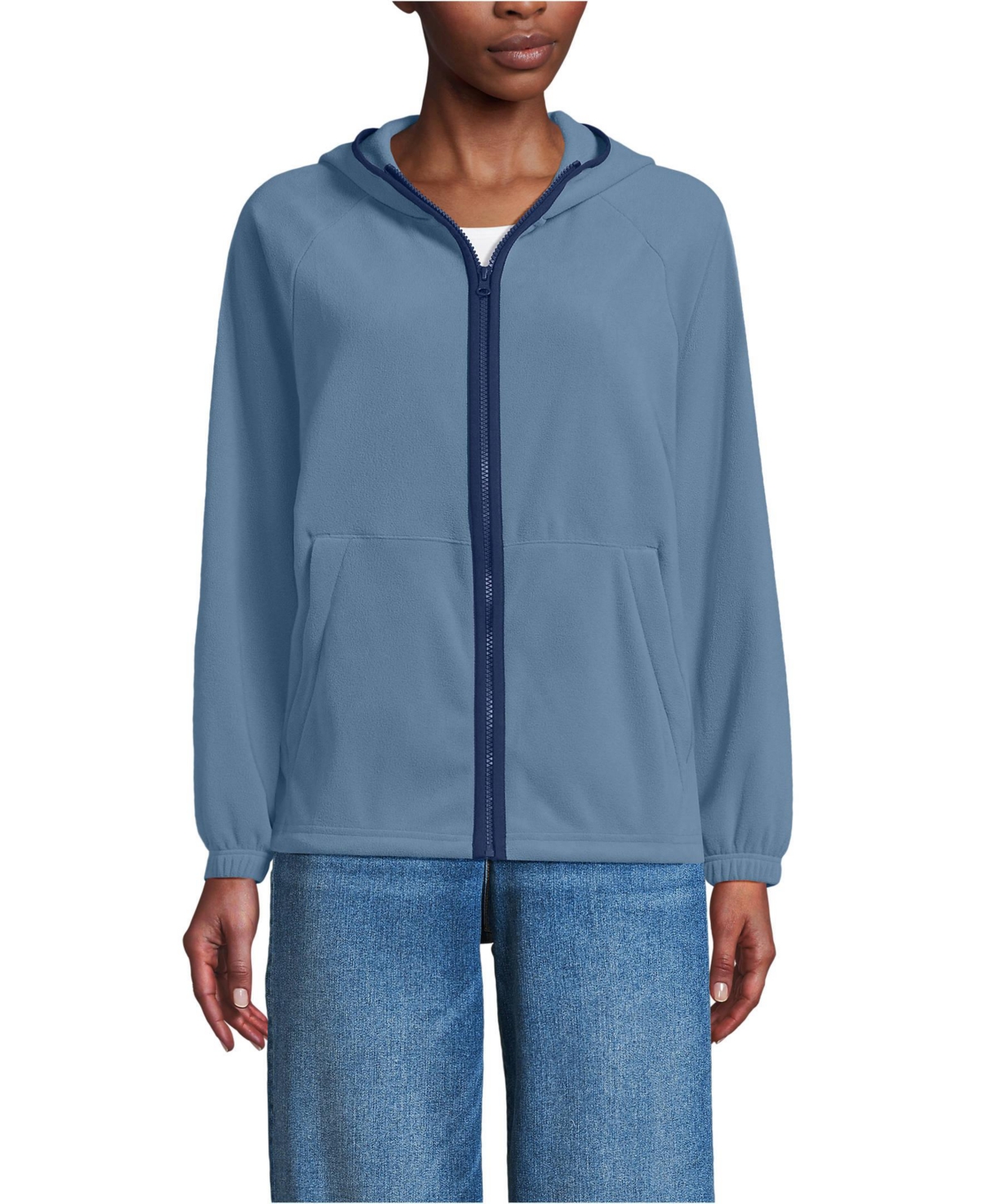 Click here for Lands End Womens Anyweather RainDefense Fleece Ful... prices