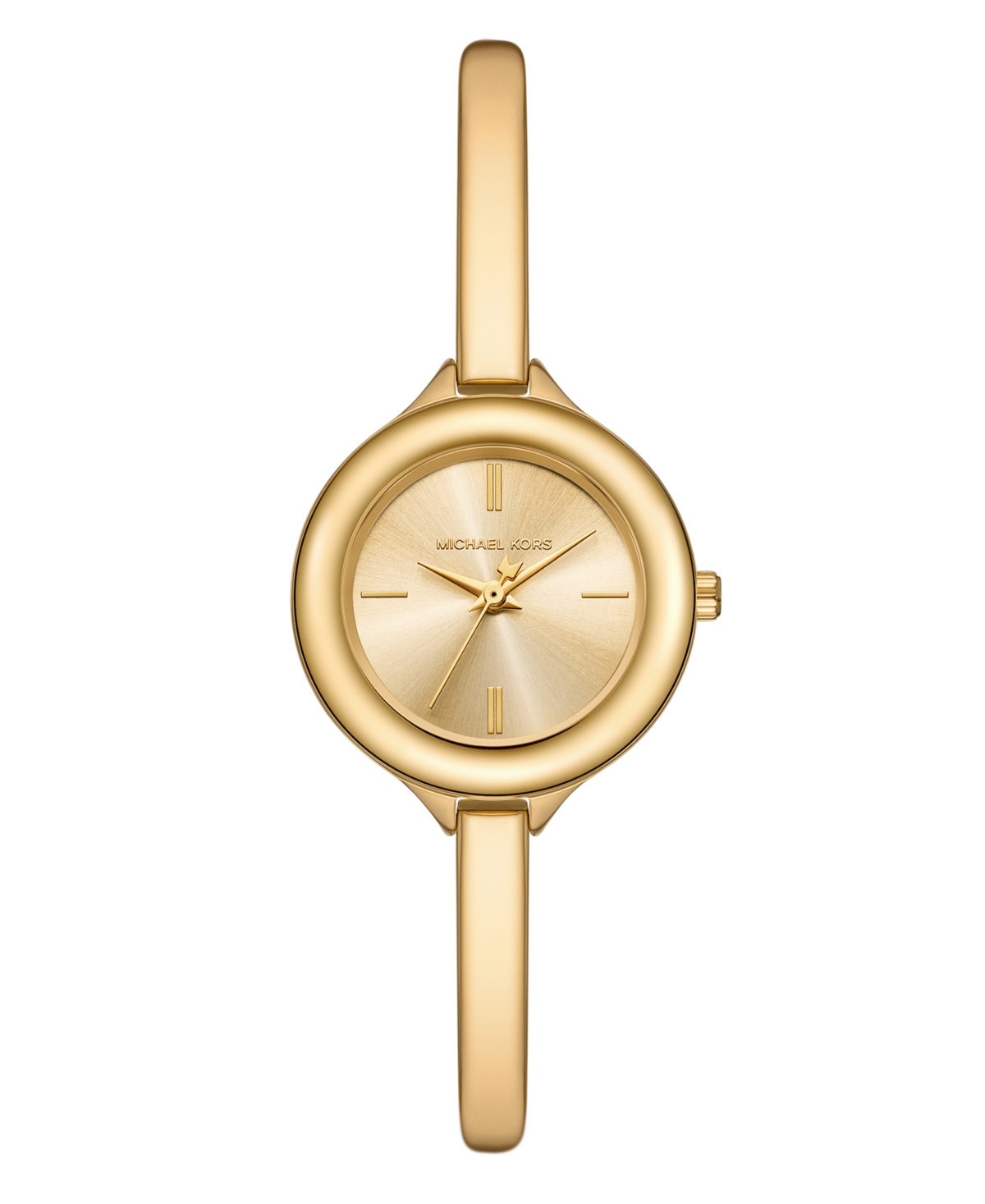 Click here for Michael Kors WomensÂ Izzy Three-Hand Gold-Tone Sta... prices