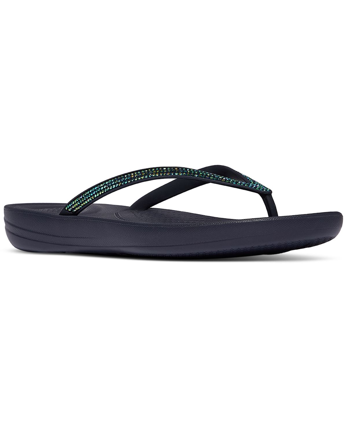 Click here for FitFlop Womens Iqushion Sparkle Flip-Flop Sandal -... prices