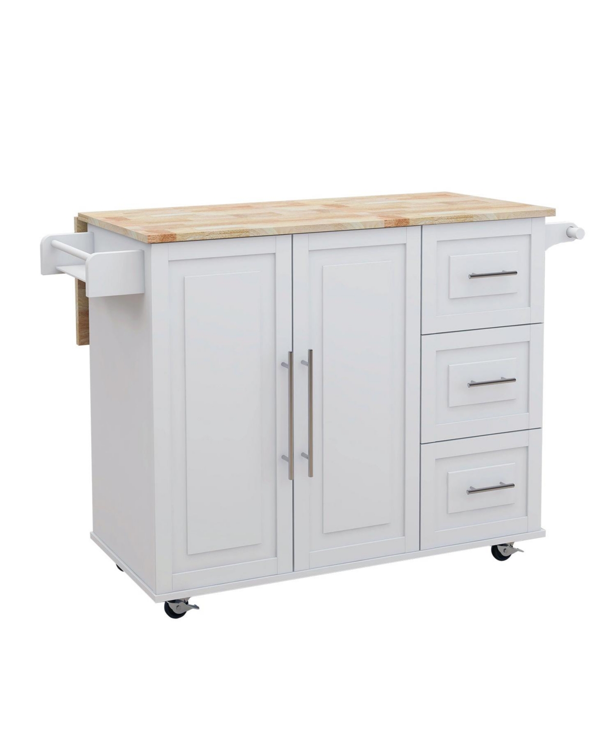 Click here for Casainc Kitchen Island with Spice Rack  Towel Bar... prices