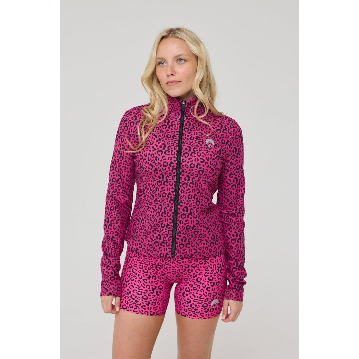 Click here for Oosc Womens Infinite Cropped Zipped Jacket - Pink... prices