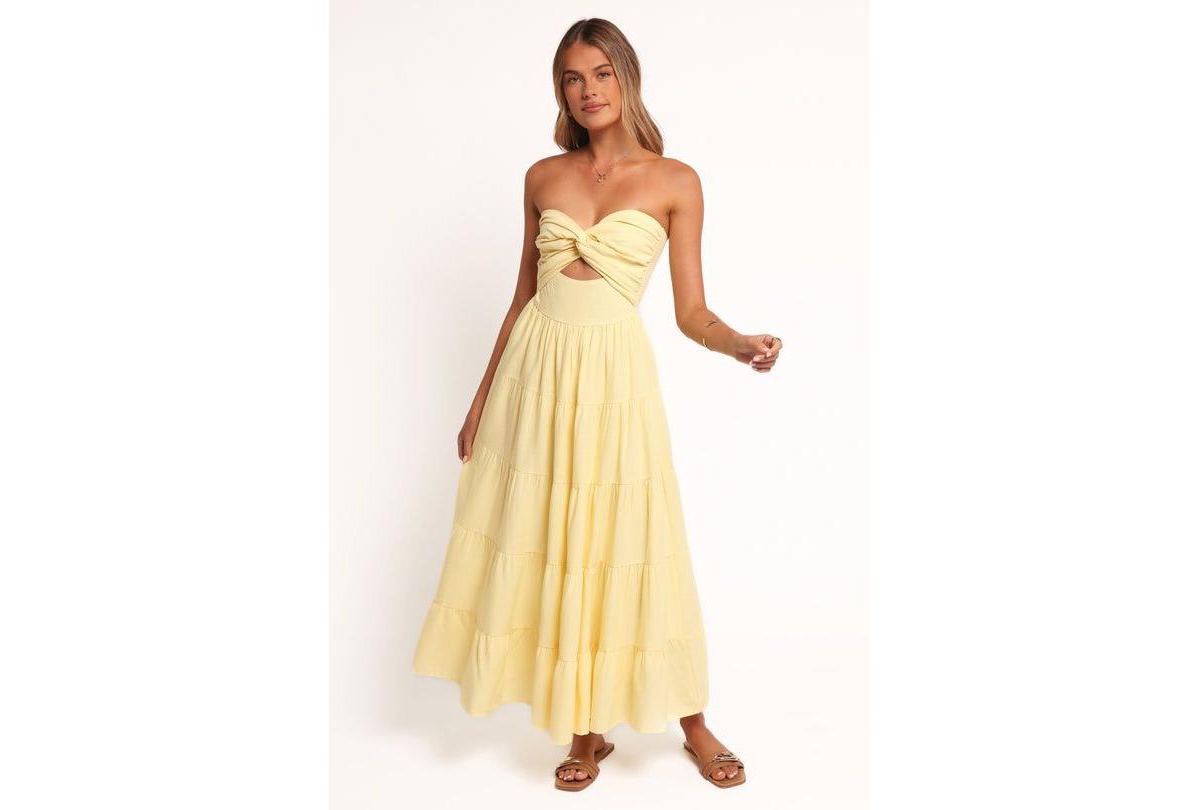 Click here for Petal and Pup Womens Sitara Strapless Midi Dress -... prices