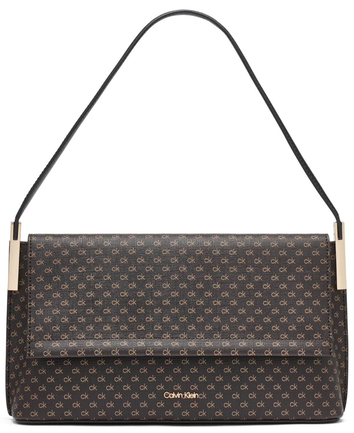 Click here for Calvin Klein Womens Verne Mini Signature Flap Shou... prices