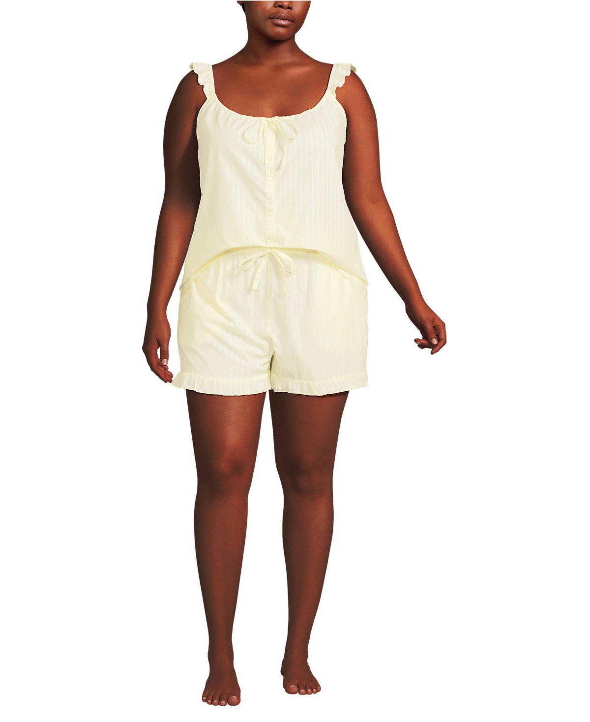 Click here for Lands End Womens Plus Size Poplin 2 Piece Pajama S... prices