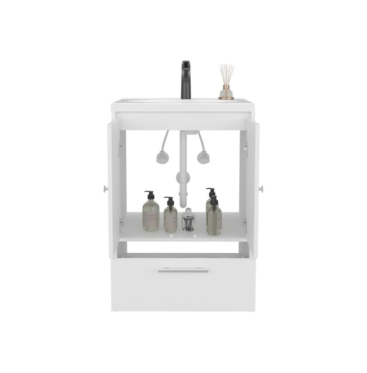 Click here for Tuhome Bathroom Vanity with Two Doors  Madison Whi... prices