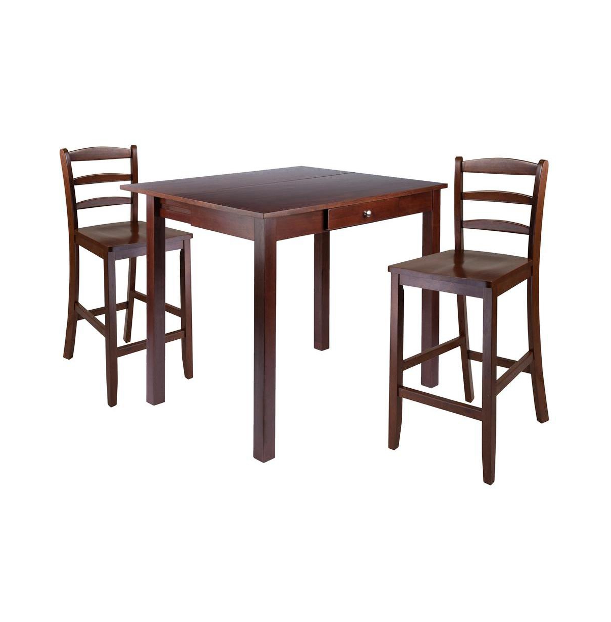 Click here for Winsome Wood Perrone 3pc High Table with Ladder Ba... prices