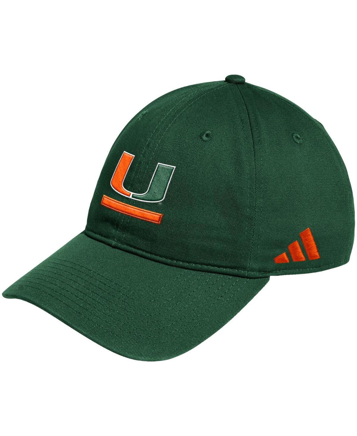 Click here for Adidas Mens Green Miami Hurricanes Locker Room Adj... prices