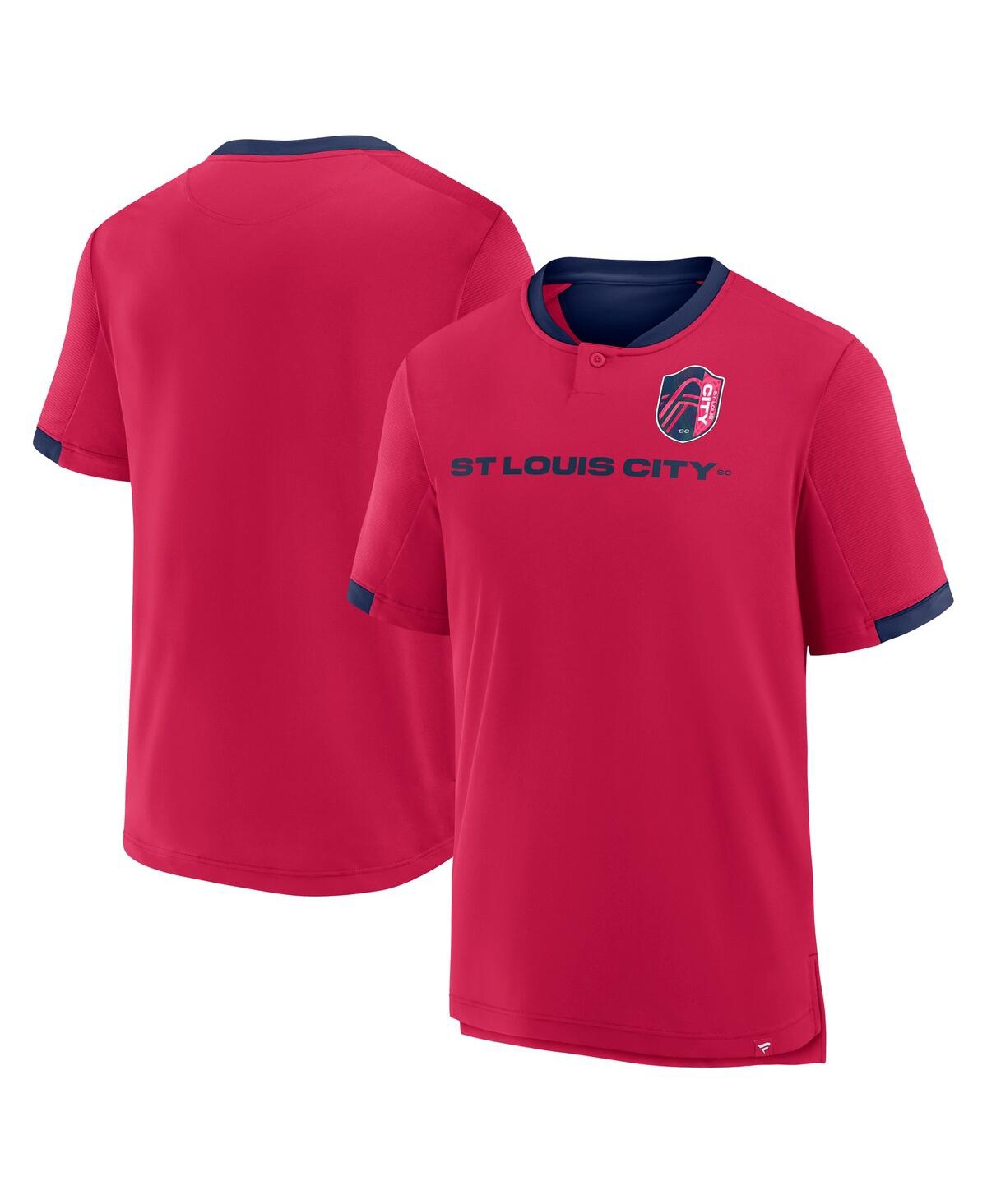 Click here for Fanatics Mens Red St. Louis City Sc Stoppage Time... prices