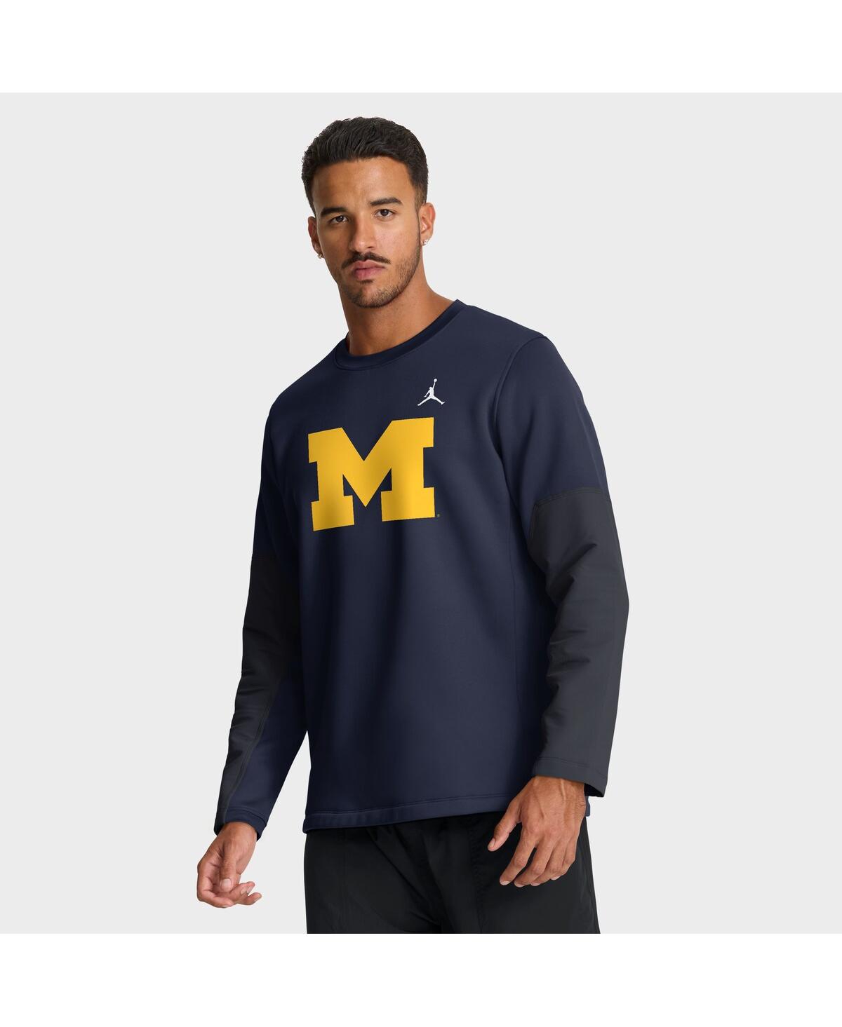 Click here for Jordan Mens Navy Michigan Wolverines 2025 Sideline... prices
