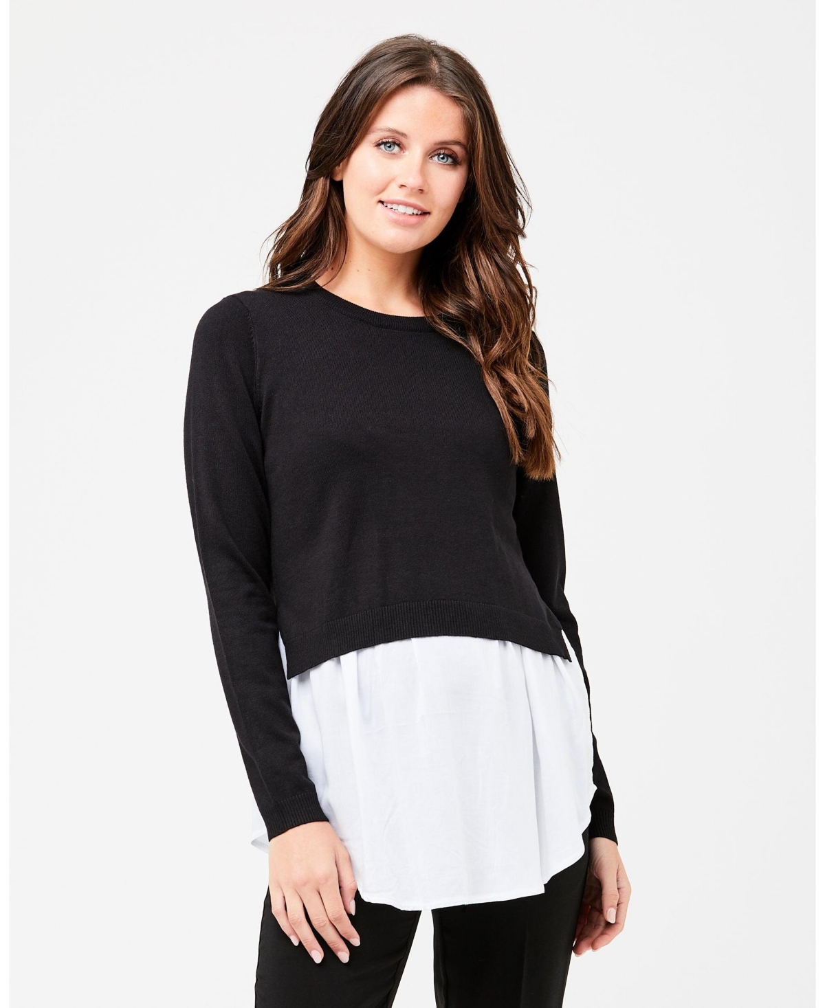Click here for Ripe Maternity Maternity Pia Nursing Knit in Black... prices