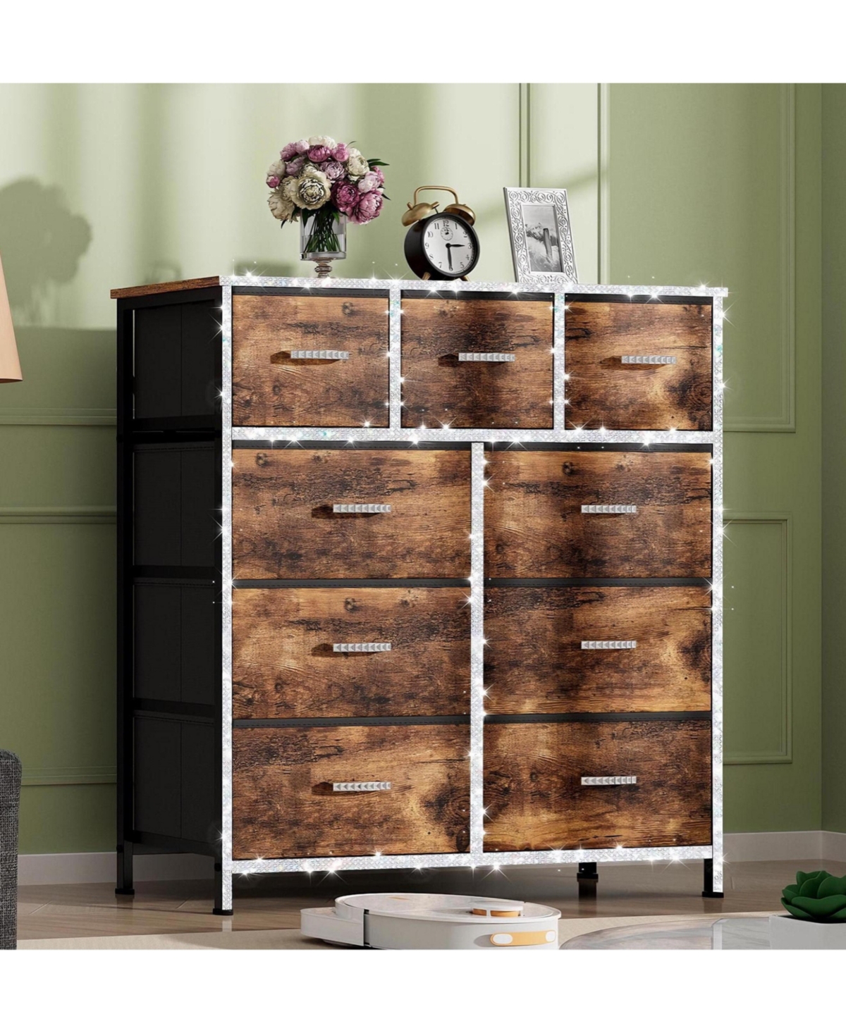 Click here for Mr Ironstone 9 Drawer Dresser for Bedroom  Storage... prices