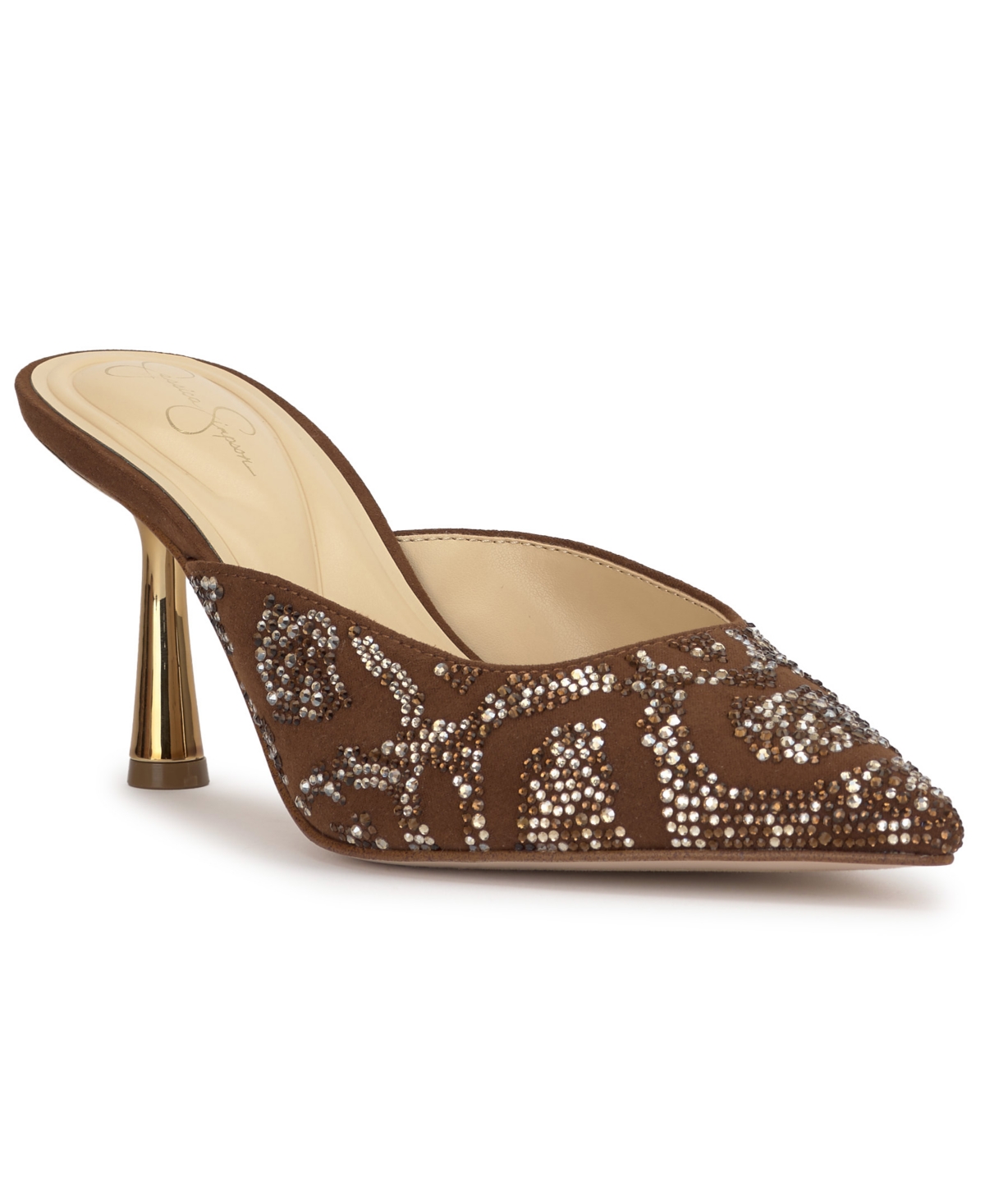 Click here for Jessica Simpson Womens Xia Mid-Heel Mule Pumps - B... prices