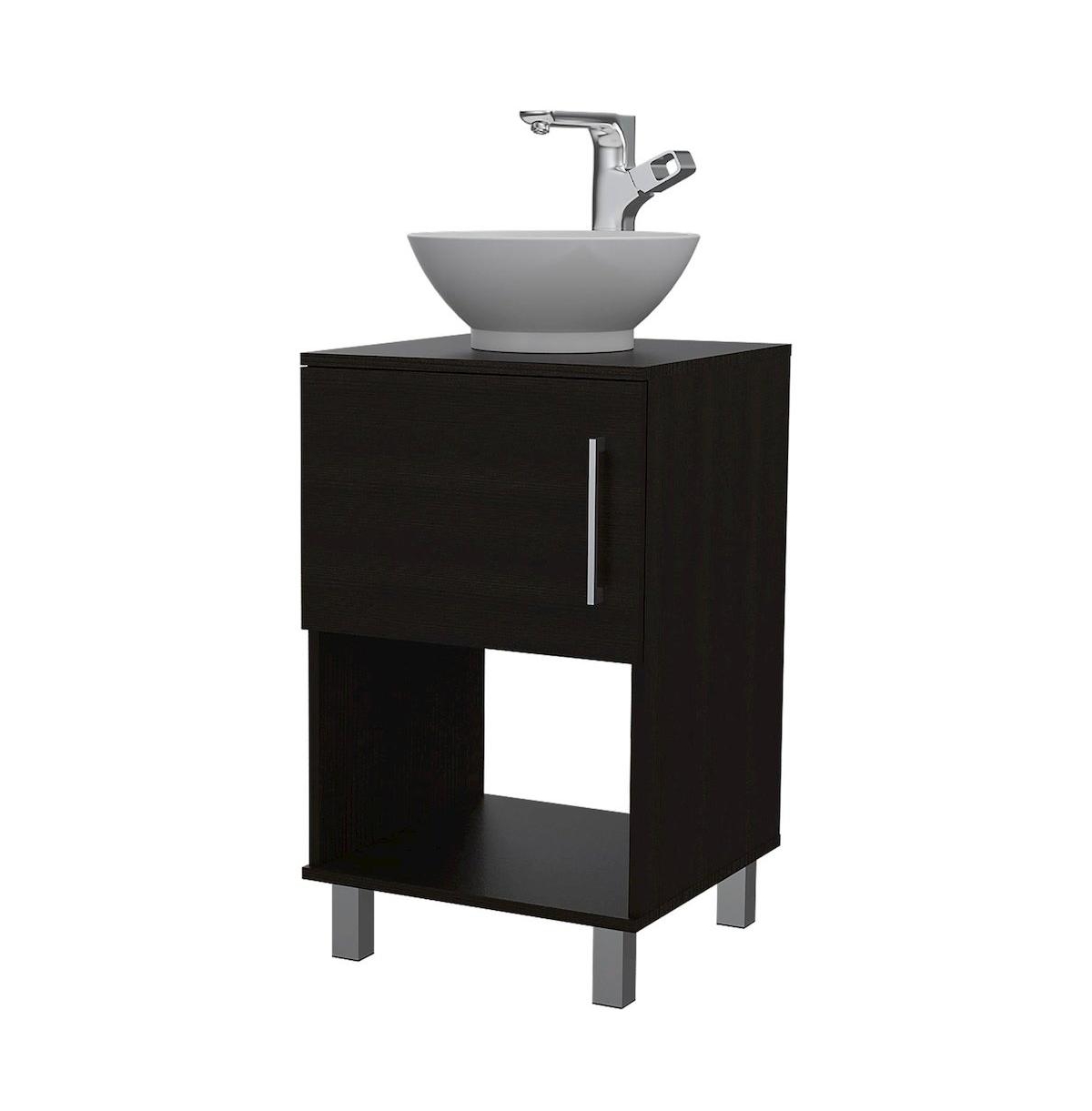 Click here for Tuhome Gouda 18"" Bathroom Vanity Black... prices