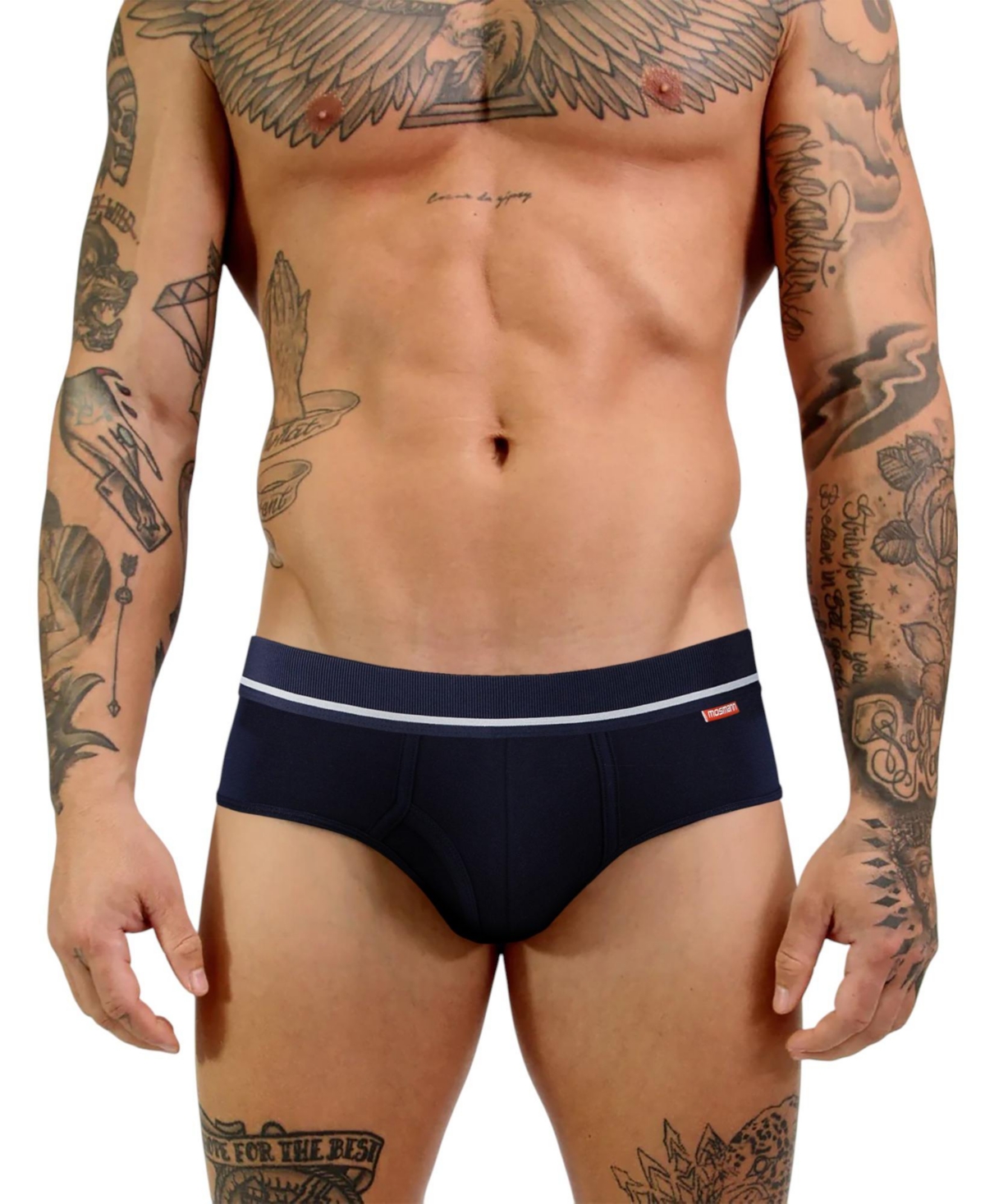 Click here for Mosmann Australia Mens Bamboo Brief - Royale - Dar... prices