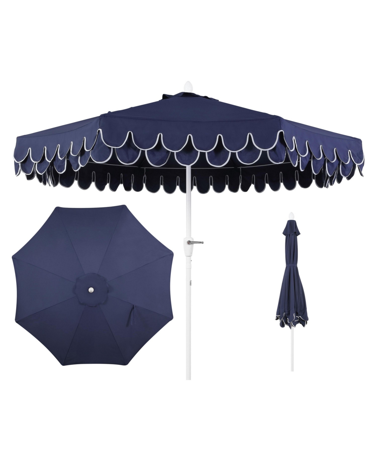 Click here for Jonathan Y Tracy 9 ft. Classic MidCentury Scallope... prices