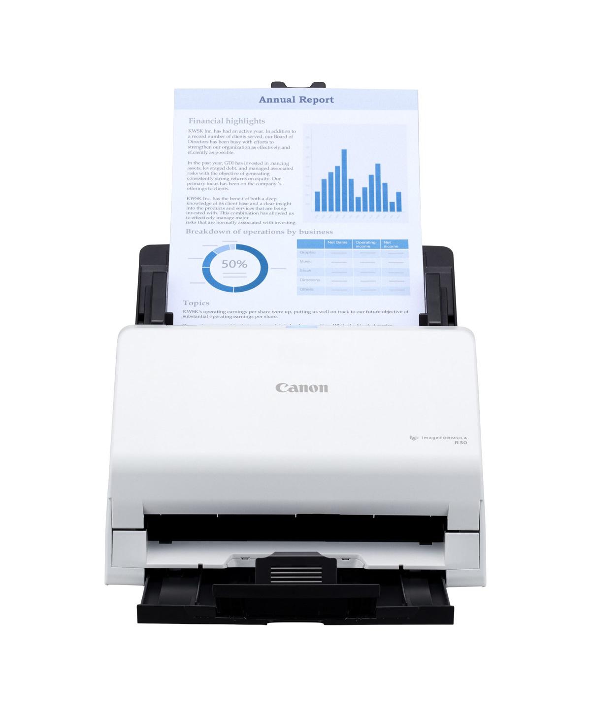 Click here for Canon imageFORMULA R30 Office Document Scanner prices