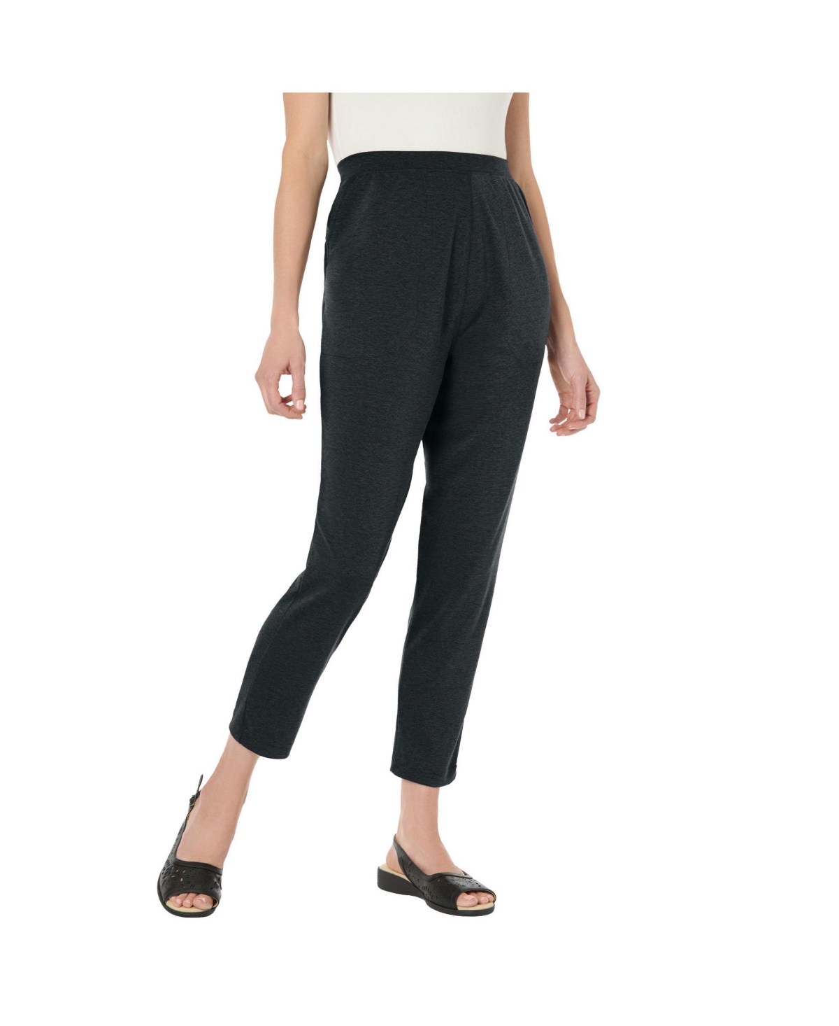 Click here for Woman Within Womens Within Straight Leg Ponte Knit... prices
