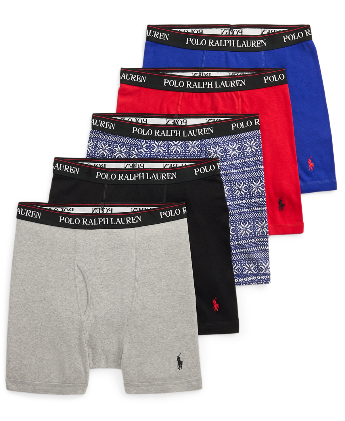 Click here for Polo Ralph Lauren Mens 5-Pack Classic Boxer Brief... prices