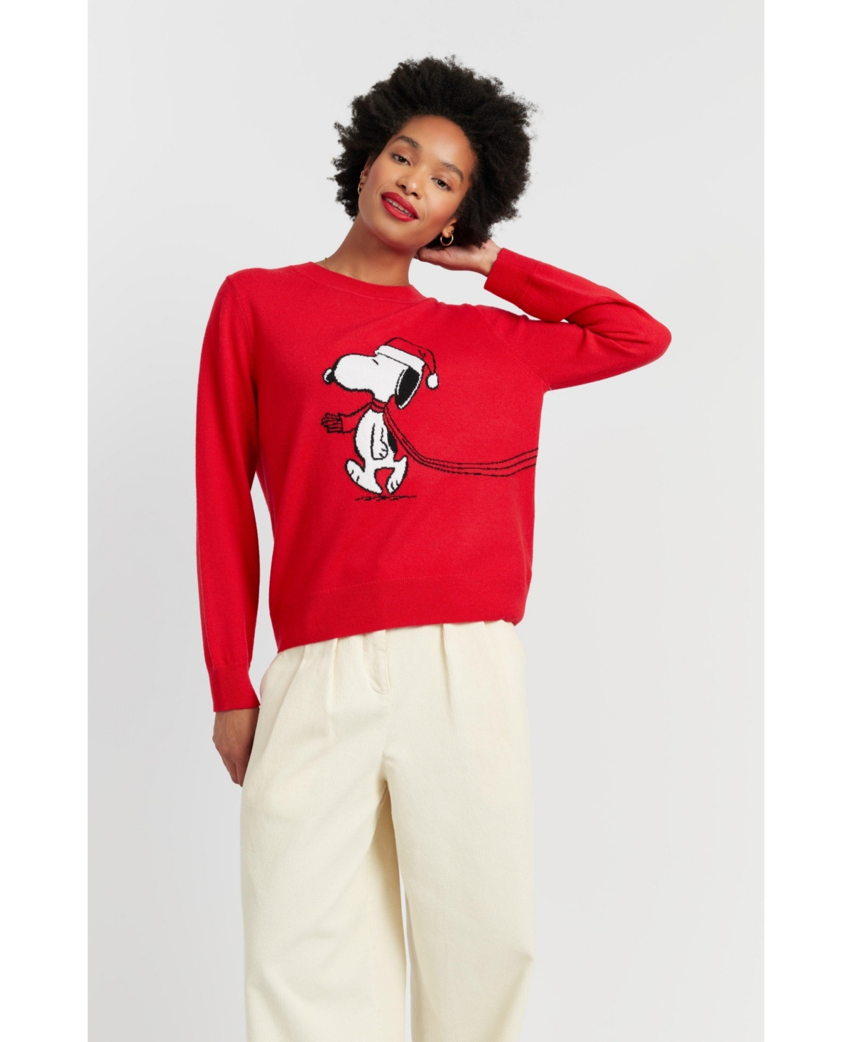 Click here for Chinti & Parker Womens Wool-Cashmere Holiday Snoop... prices