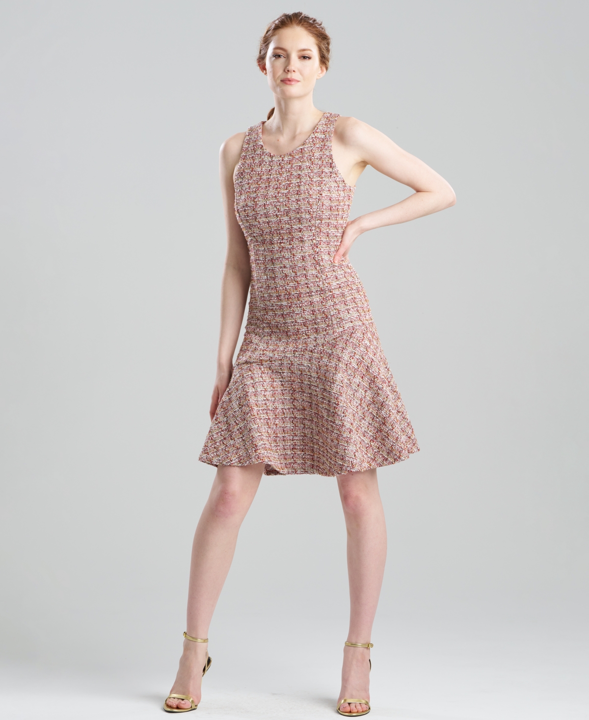 Click here for Natori Womens Crewneck Midi Dress - Multi prices