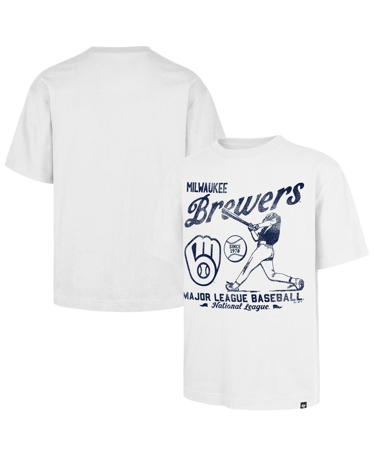 Click here for 47 Brand Mens White Milwaukee Brewers Regional Bat... prices
