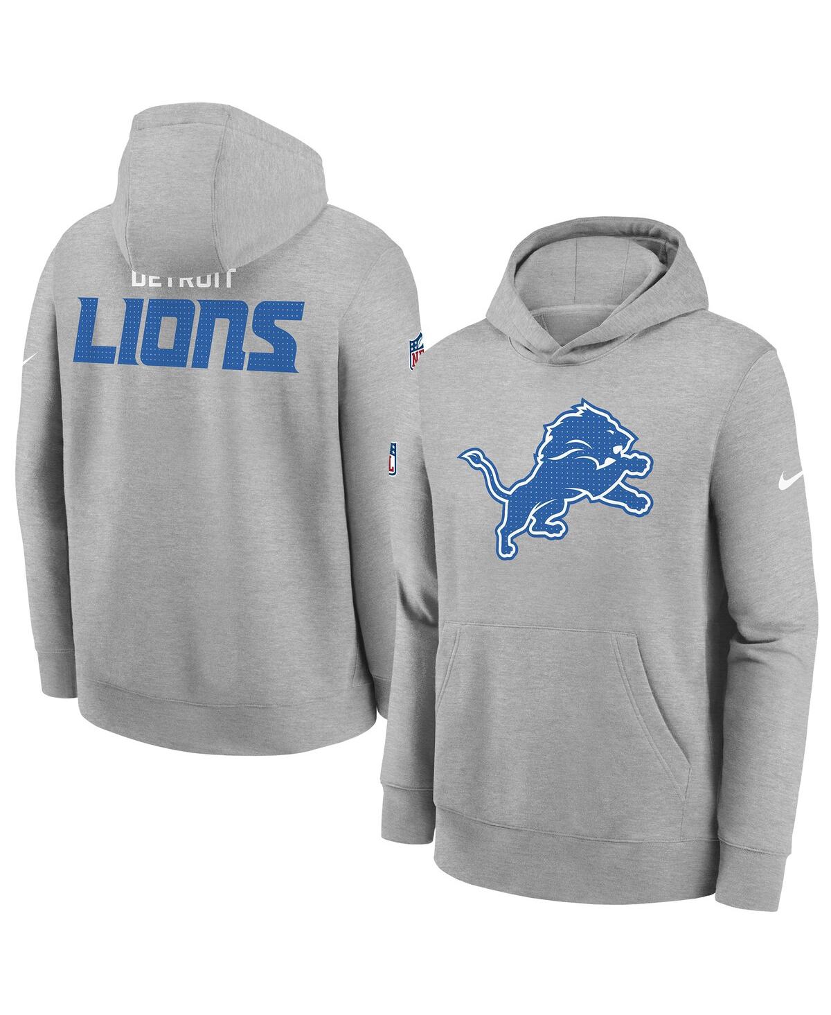 Click here for Nike Big Boys and Girls Gray Detroit Lions Sidelin... prices