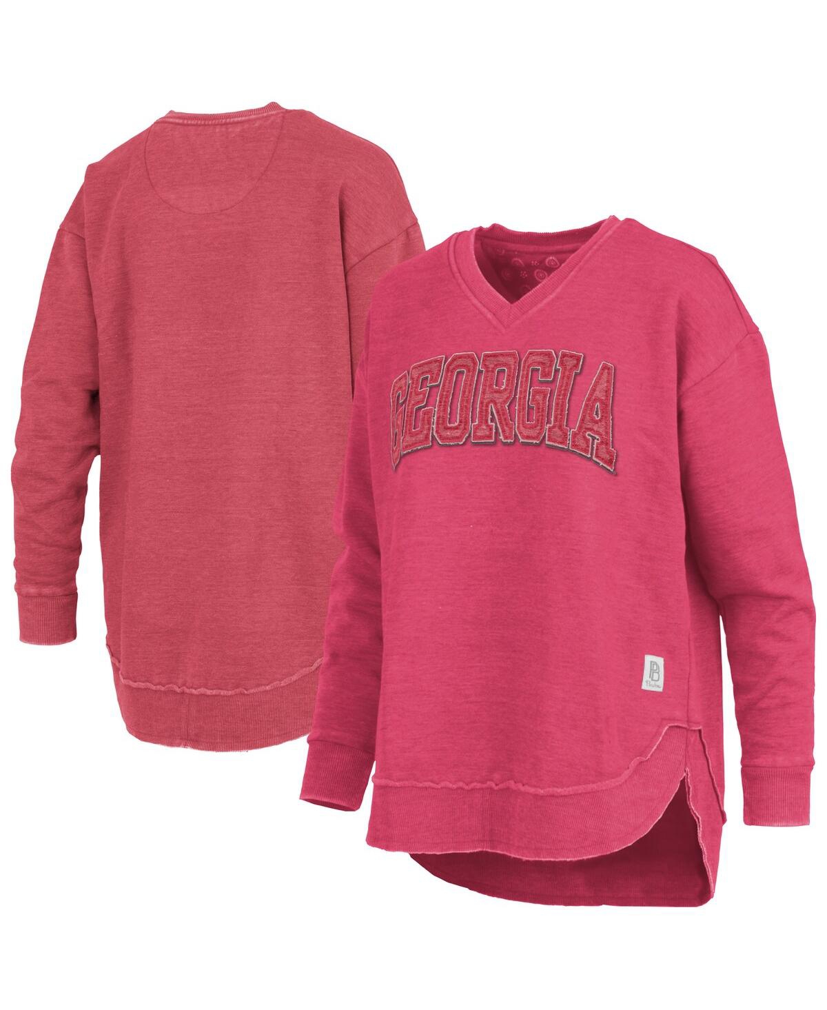 Click here for Pressbox Womens Red Georgia Bulldogs Westin Poncho... prices