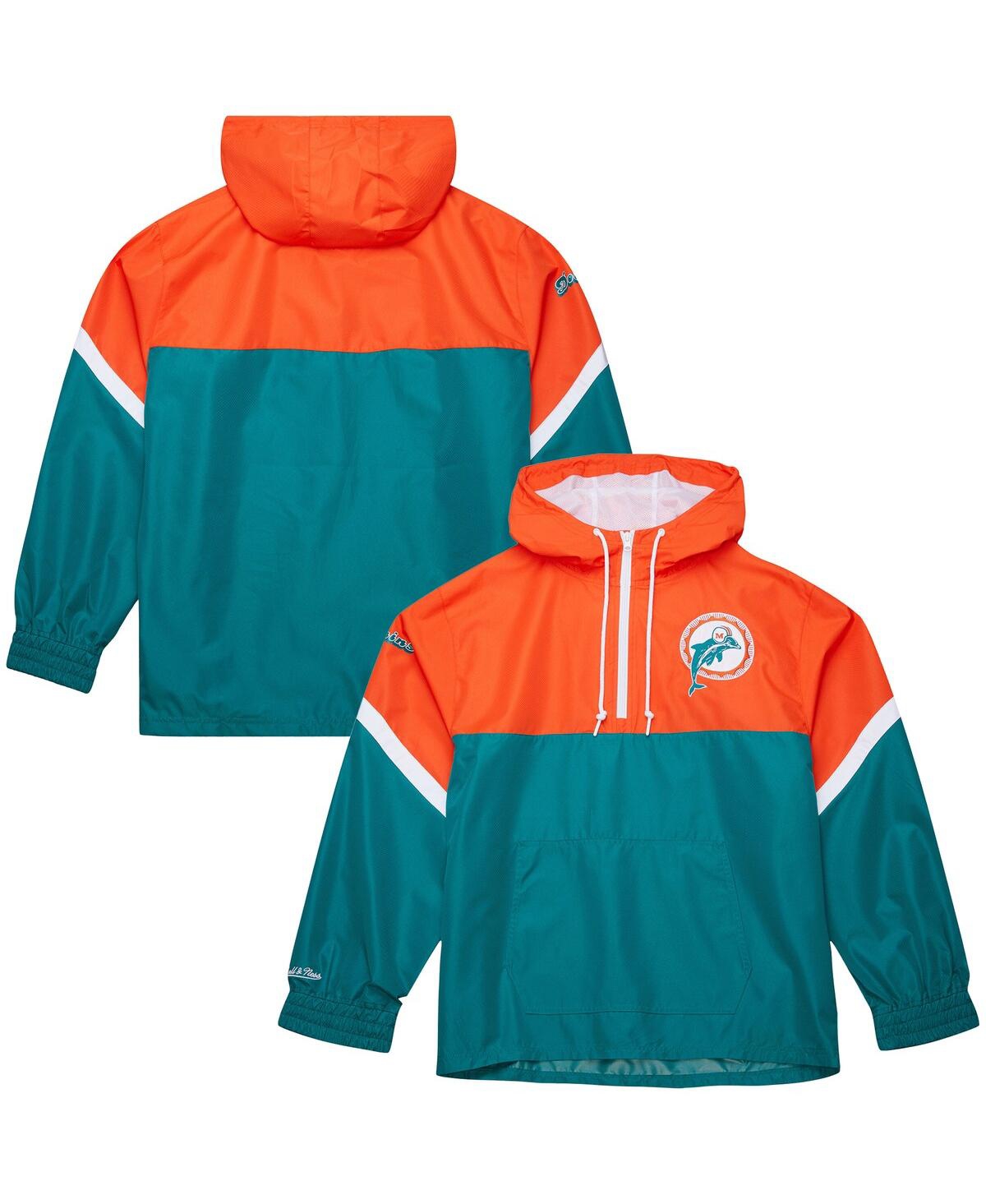 Click here for Mitchell & Ness Mens Orange/Aqua Miami Dolphins Ti... prices