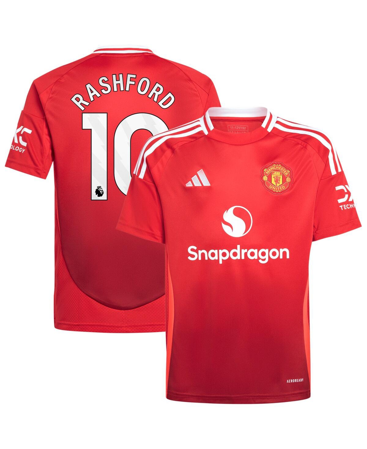 Click here for Adidas Big Boys and Girls Marcus Rashford Red Manc... prices
