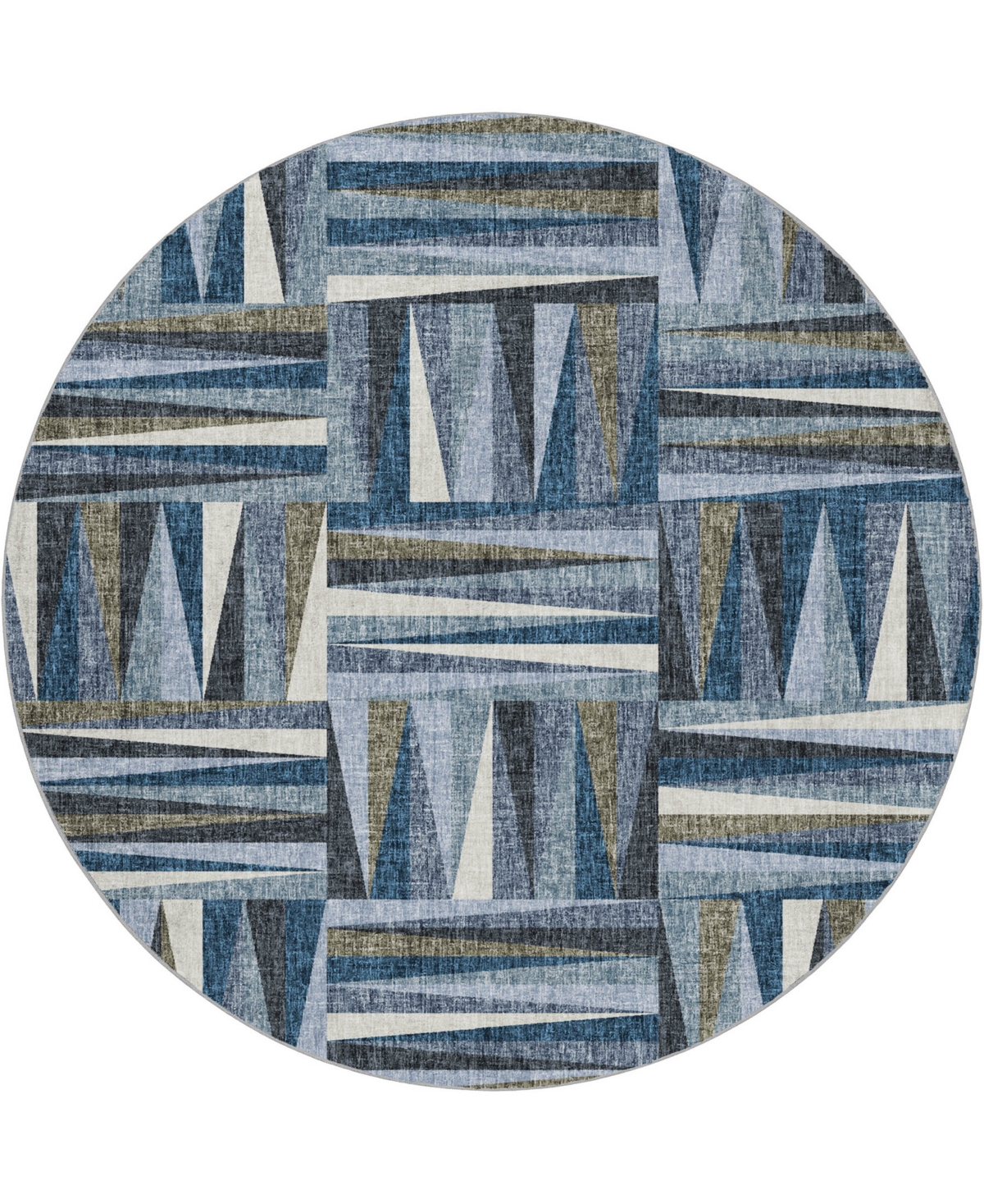 Click here for Dalyn Lorenzo LN2 8x8 Round Area Rug - Denim prices