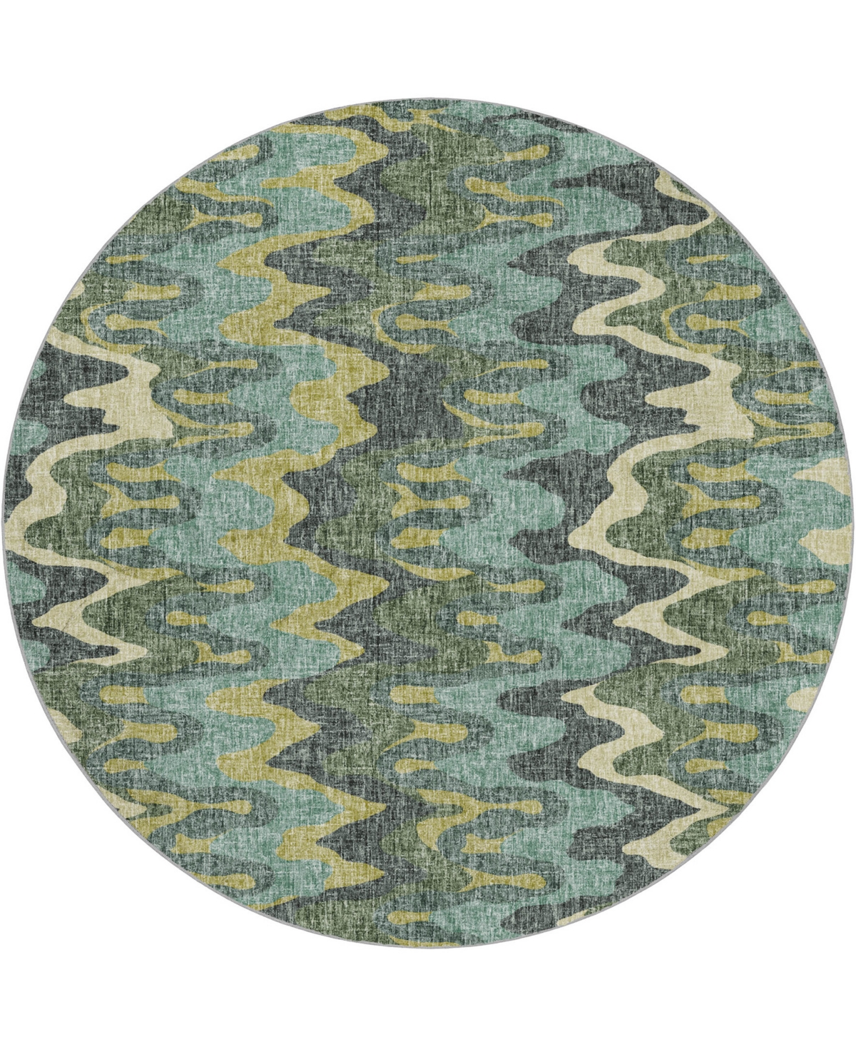 Click here for Dalyn Lorenzo LN6 8x8 Round Area Rug - Teal prices