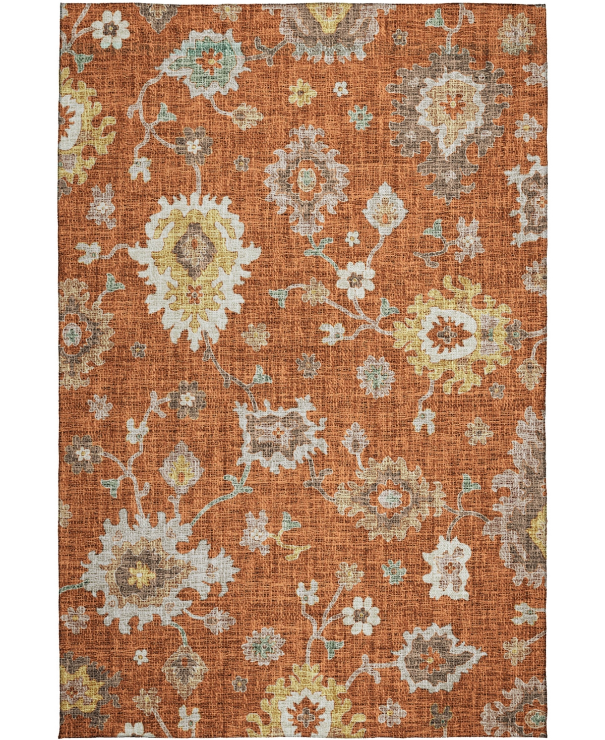 Click here for Dalyn Portico PO6 9x12 Area Rug - Orange prices