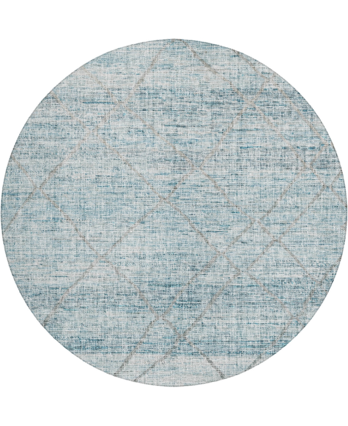 Click here for Dalyn Portico PO1 8x8 Round Area Rug - Blue  Aqua prices