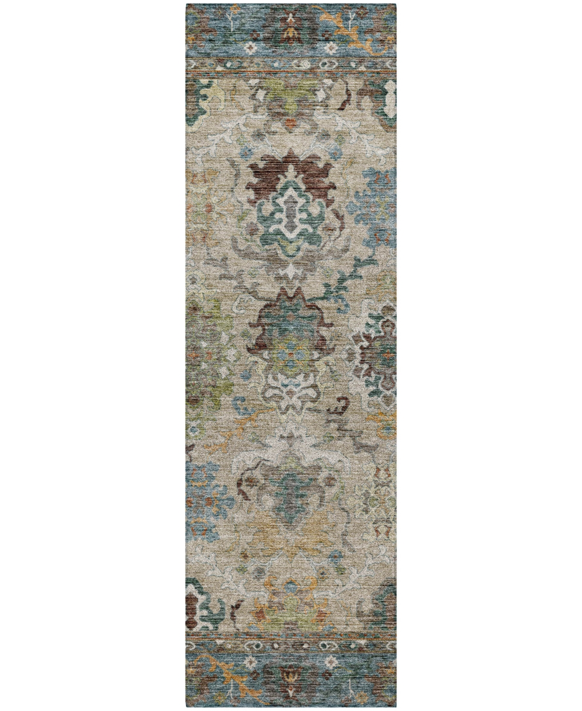 Click here for Dalyn Silk Road SR5 23x76 Runner Area Rug - Aqua... prices
