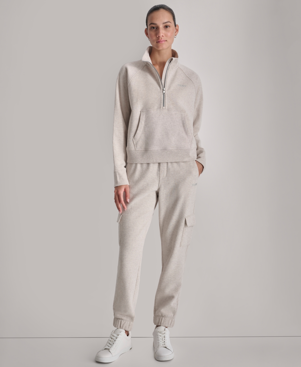 Click here for Dkny Sport Womens Studded-Logo Half-Zip Sweatshirt... prices