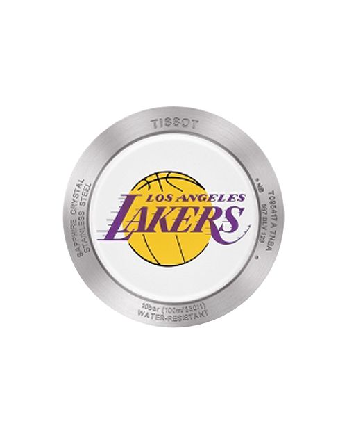 Tissot Unisex Swiss Chronograph Los Angeles Lakers Quickster Yellow and ...