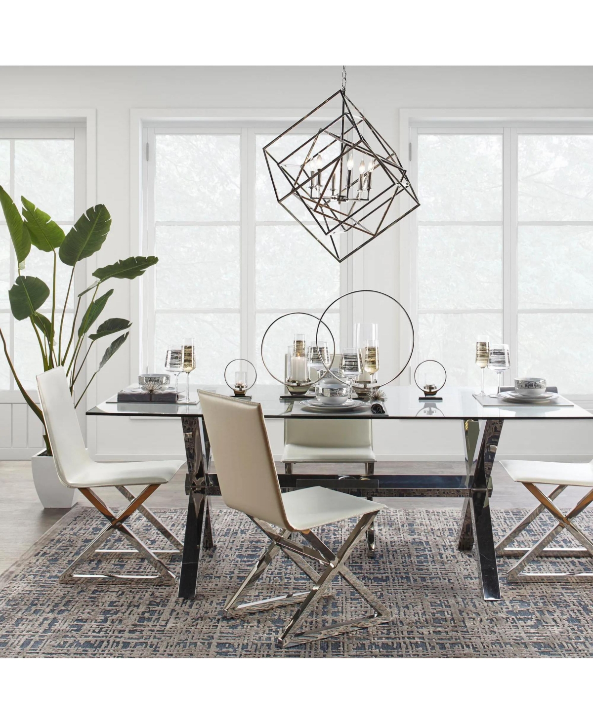 Click here for Z Gallerie Axis Dining Chair - Set of 2 - White prices