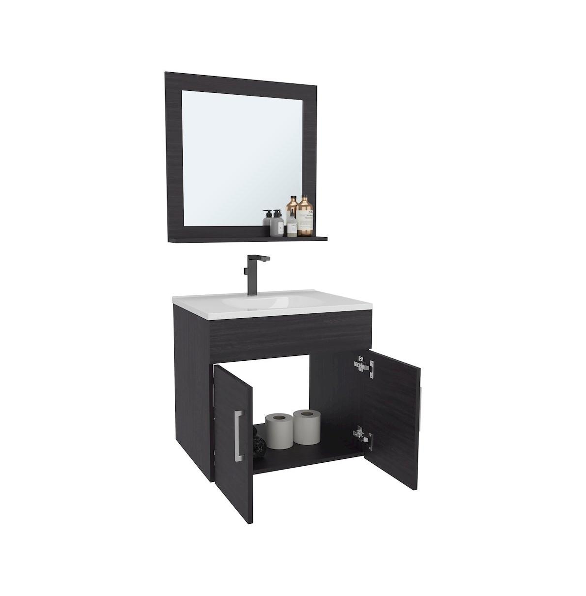 Click here for Tuhome Blake Bathroom Cabinet with Mirror Cabinet... prices