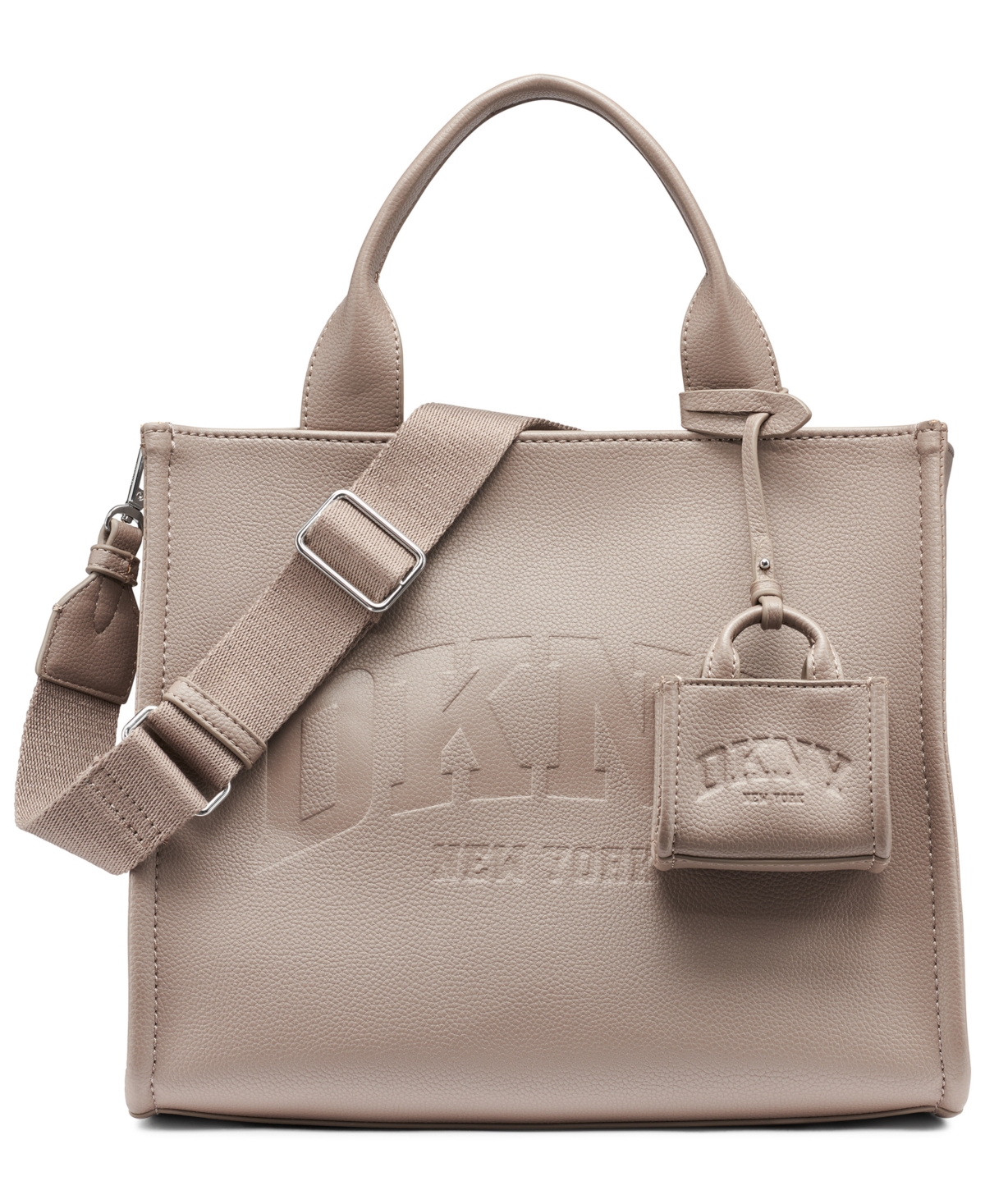 Click here for Dkny Womens Hadlee Medium Tote Bag - Mink prices