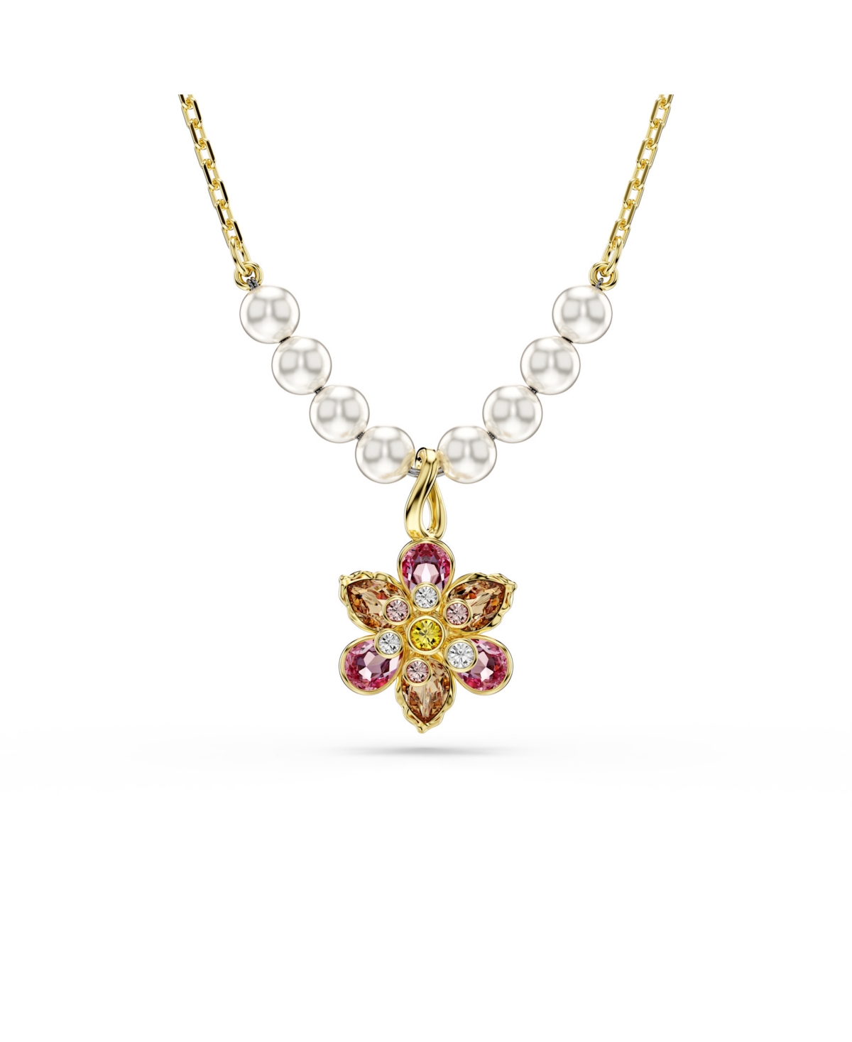 Click here for Swarovski Idyllia Gold-Tone Plated Pendant Necklac... prices
