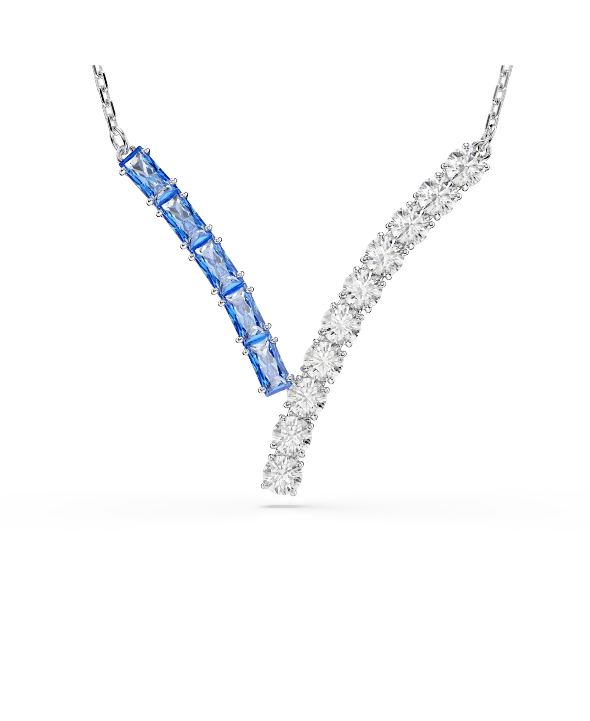 Click here for Swarovski Matrix Rhodium Plated Pendant Necklace -... prices
