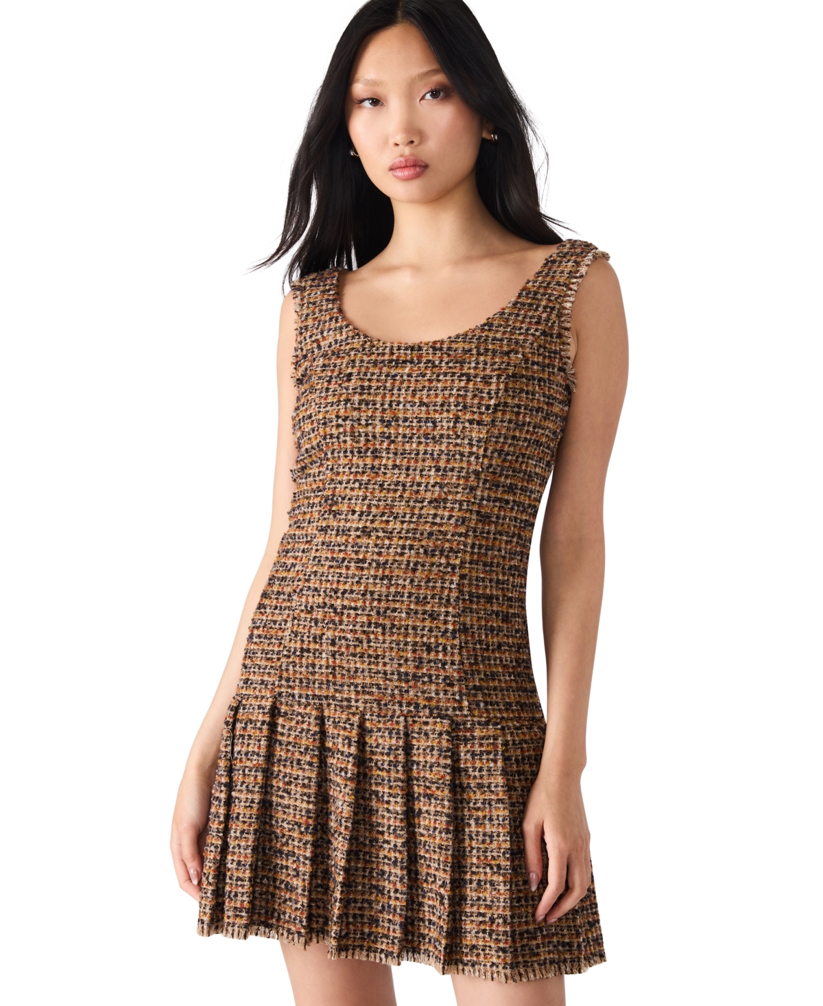 Click here for Steve Madden Womens Avie Drop Waist Mini Dress - B... prices