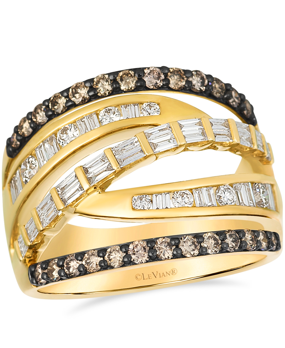 Click here for Le Vian Chocolate Diamond Ring (0.55 ct. t.w.) in... prices