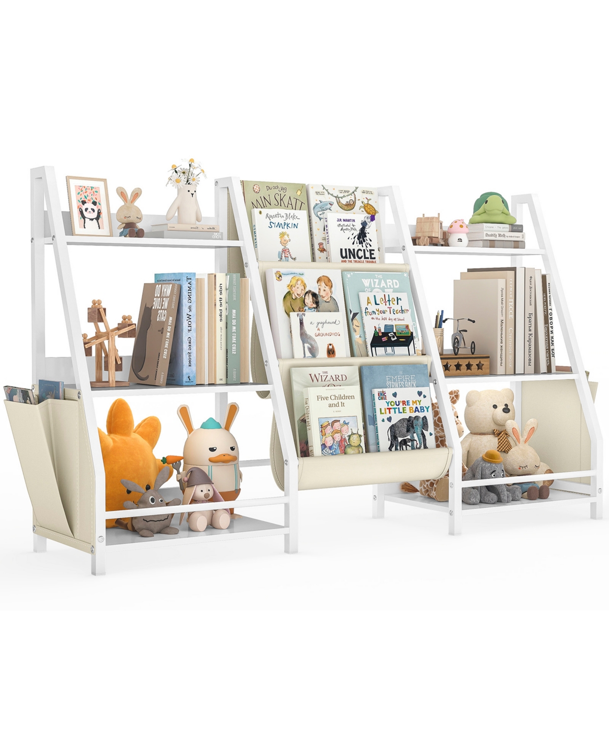 Click here for 2-in-1 Kids Bookshelf and Toy Storage Organizer wi... prices