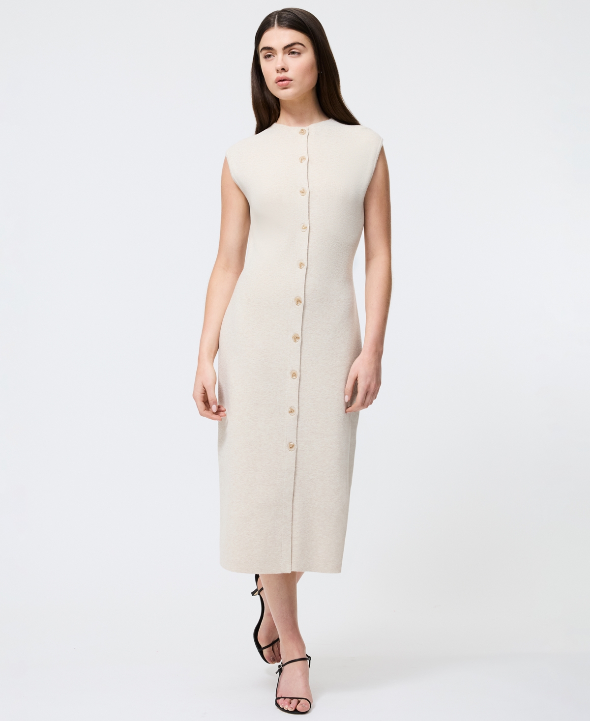 Click here for French Connection Womens Marley Knit Sleeveless Mi... prices