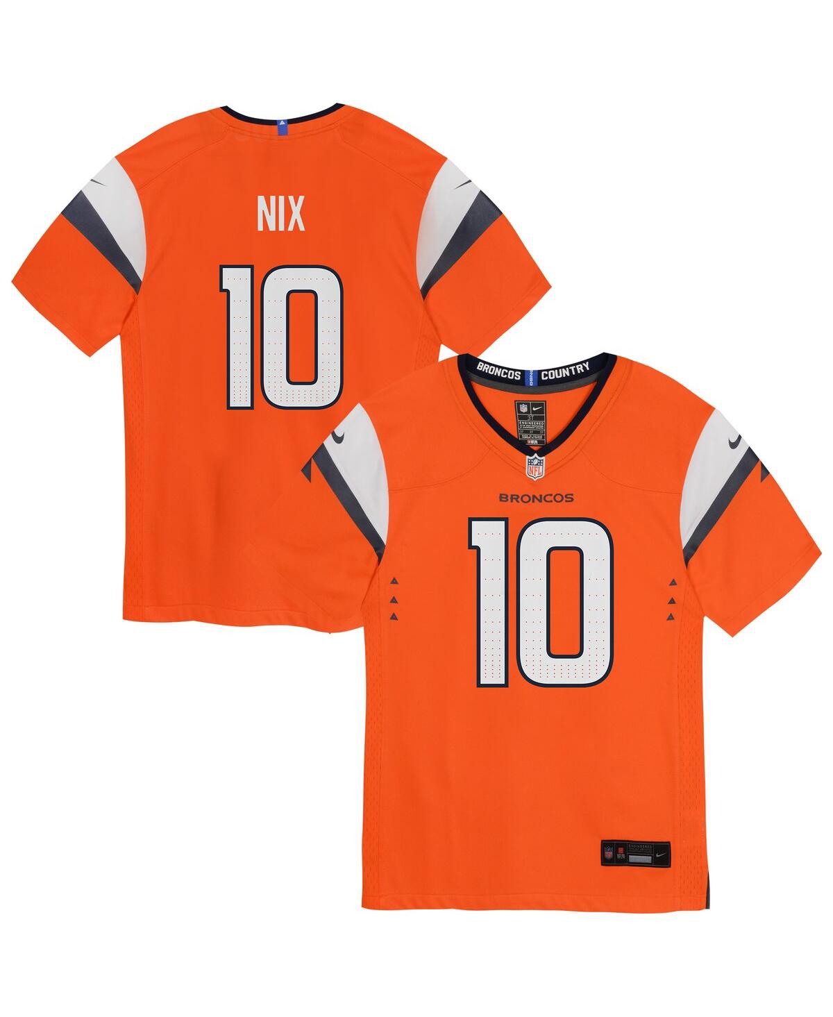 Click here for Nike Baby Boys and Girls Bo Nix Orange Denver Bron... prices
